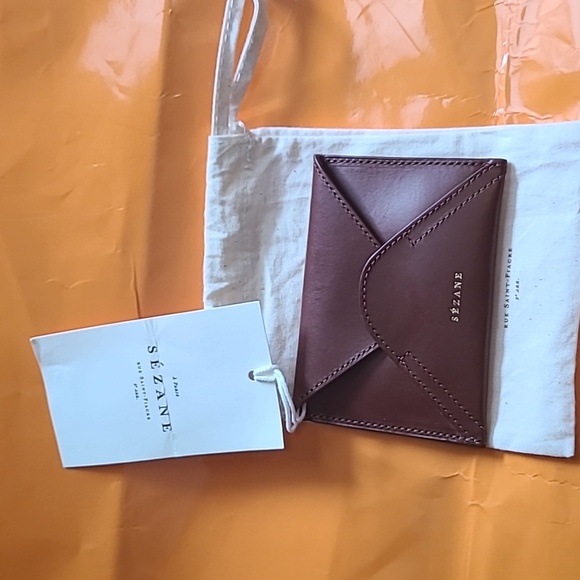 Sezane | Accessories | Nwt Sezane Olivia Card Holder In Natural ...